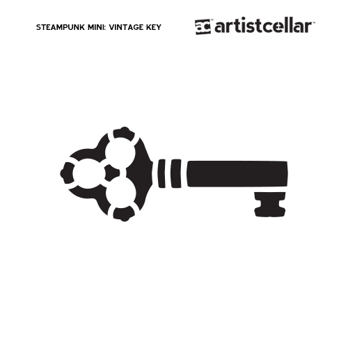Steampunk Mini Pocket Stencil 4-Stencil Set - Artistcellar